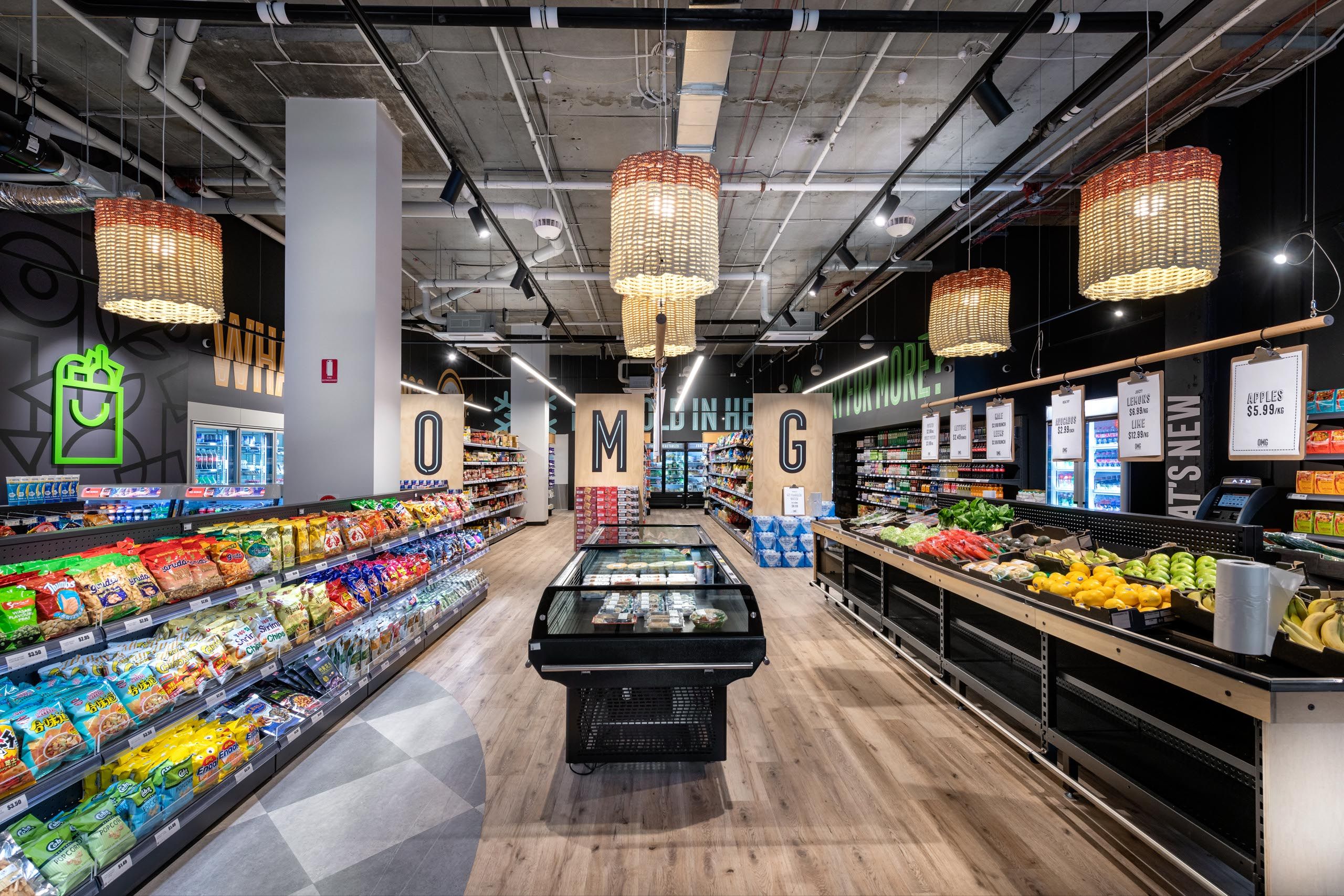 Combining linear and track lighting for Perth's OMG | Unios